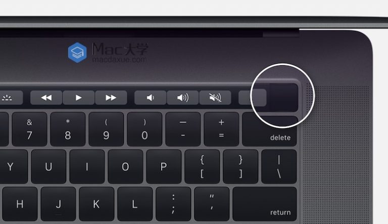 带Touch Bar 的 MacBook的关机电源按钮的位置以及如何开机和强制关机-Mac大学