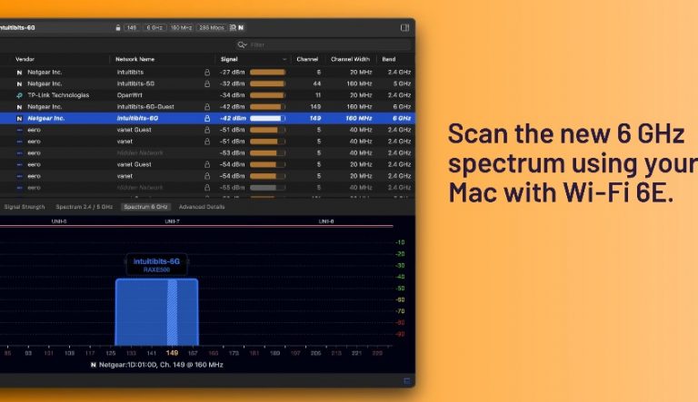 Mac上扫描周边WiFi信号强弱和信息工具：WiFi Explorer Pro-Mac大学